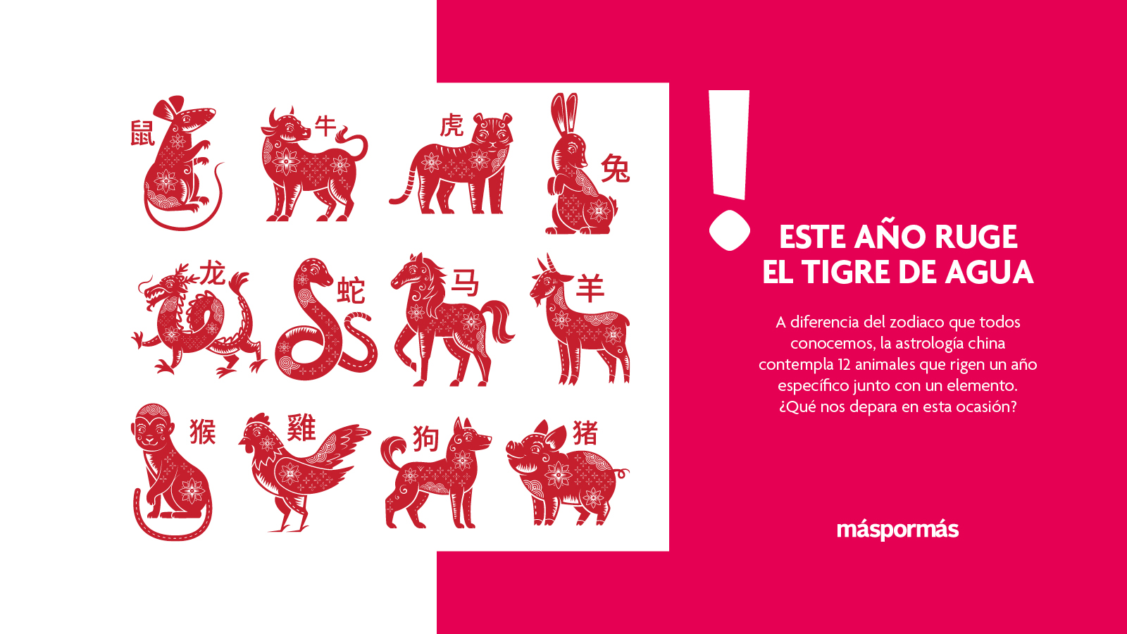¡Feliz Año del Tigre! Llega la celebración del Año Nuevo Chino - Máspormás